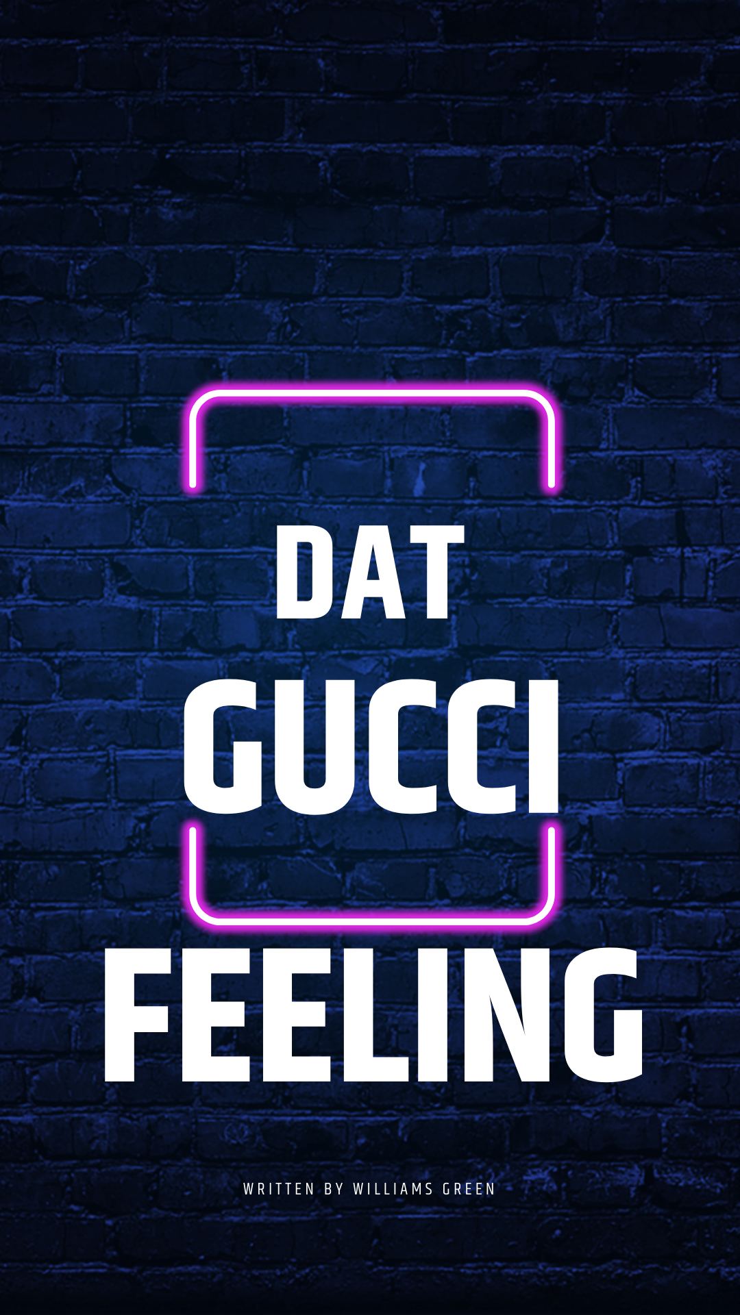 Dat GUCCI feeling - Story Time